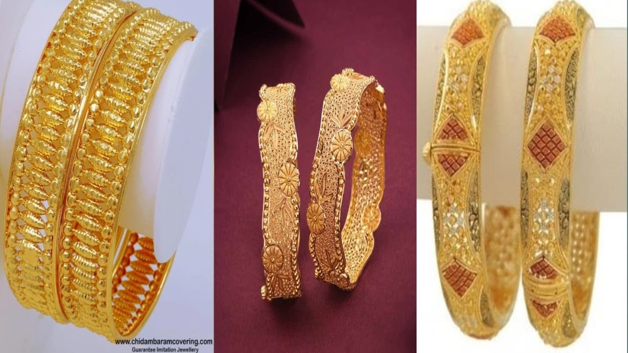 Light weight gold bridal chur jewellery design - YouTube