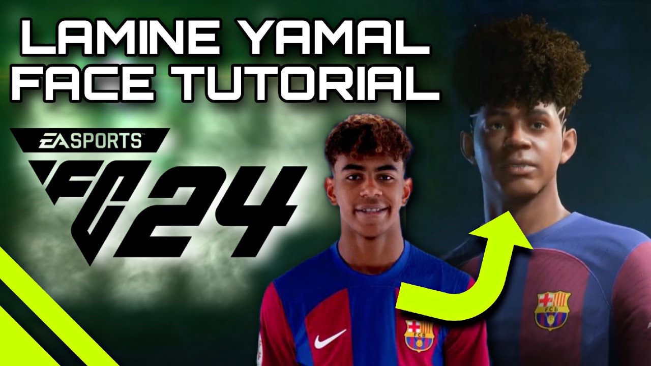 HOW to Make Lamine Yamal in FC 24!!! 🔥🔝Complete Face Creation Tutorial ...