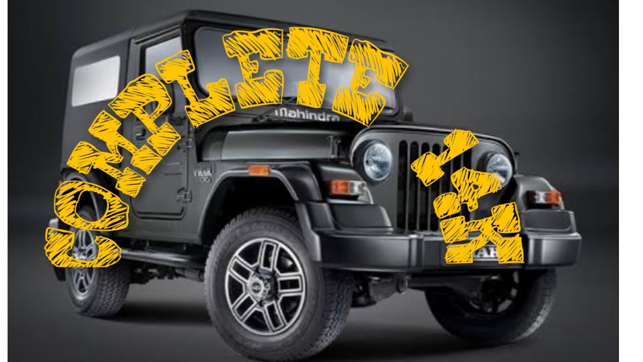 NEW BLACK THAR/ 2019 /Mahindra Showroom/4*4 #Mahindrathar#blackthar ...