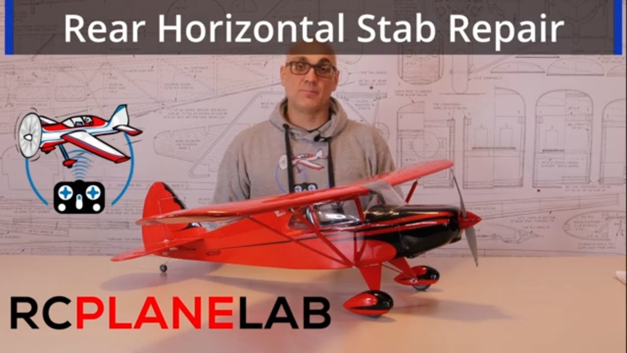 Horizontal Stab Repair - RC Plane Lab - YouTube