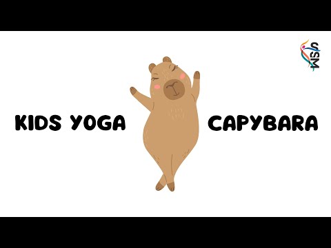 Fun Yoga with Capybara | Yoga for Kids | 🌈 Yogaboo