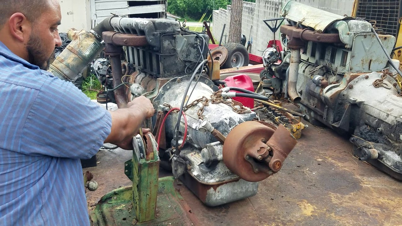 Rat Rod Diesel Powertrain Deutz air cooled engine w/ Allison 4 spd ...