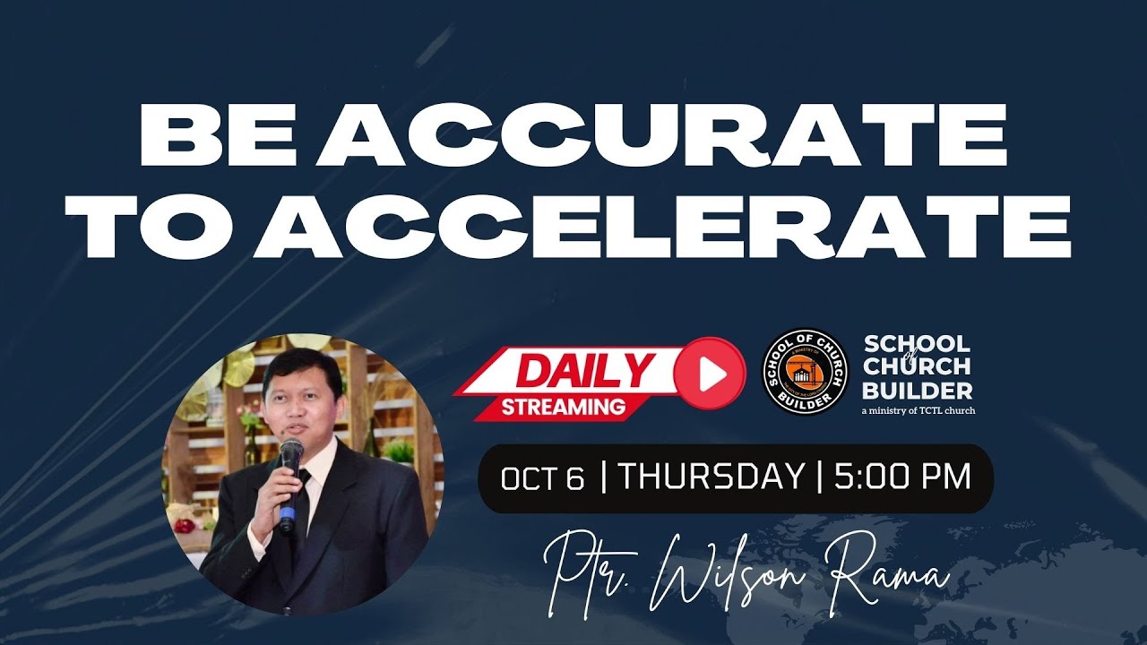 BE ACCURATE TO ACCELERATE | SCB DAILY STREAMING - OCT 6, 2022 - YouTube