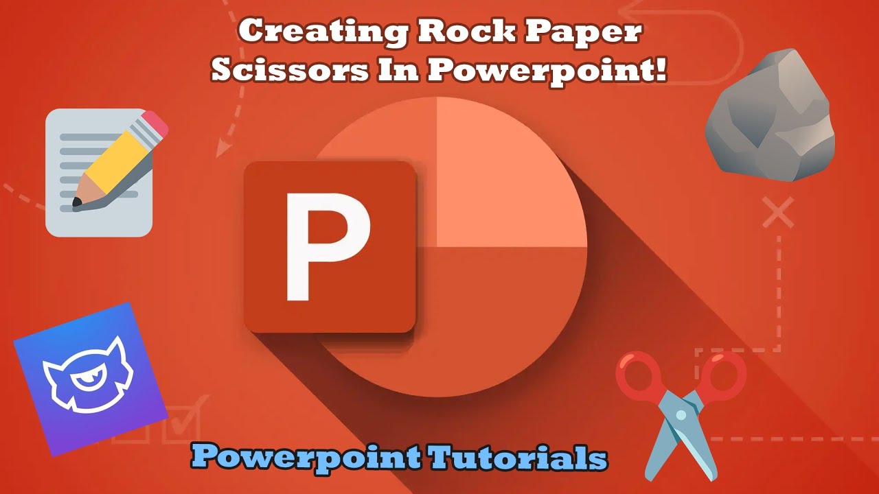 Powerpoint Rock Paper Scissors Game IN 10 SLIDES! Code In Description ...