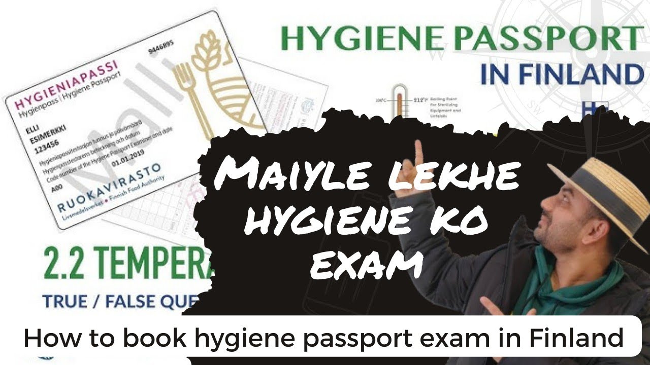 How To Book a Hygiene Passport Exam In Finland 🇫🇮 | Website | Exam Fess ...
