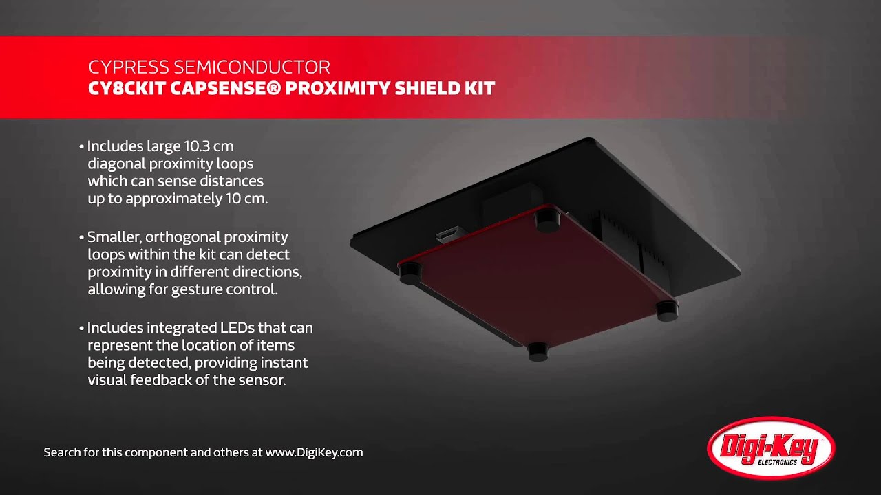 Cypress Proximity Sensor Product Overview | Digi-Key Daily - YouTube
