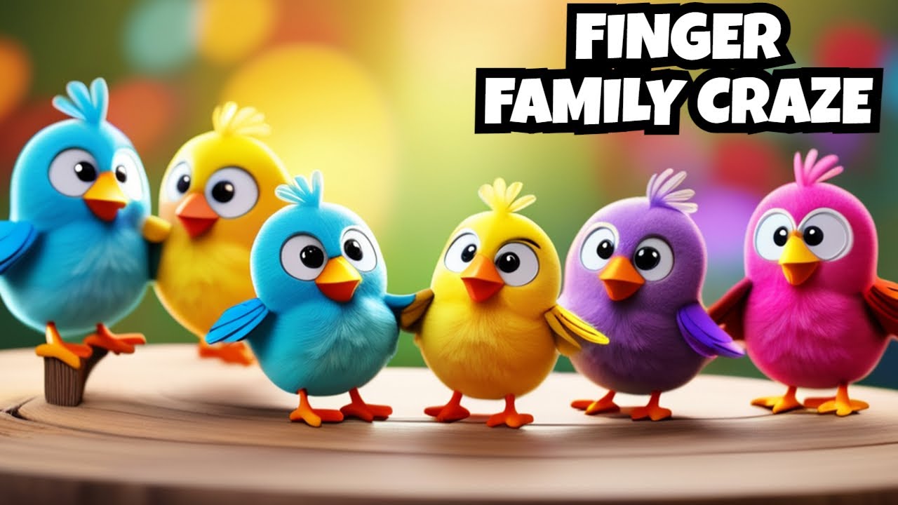 "Twitter Bird Finger Family Frenzy: A Whimsical Cartoon for Kids ...