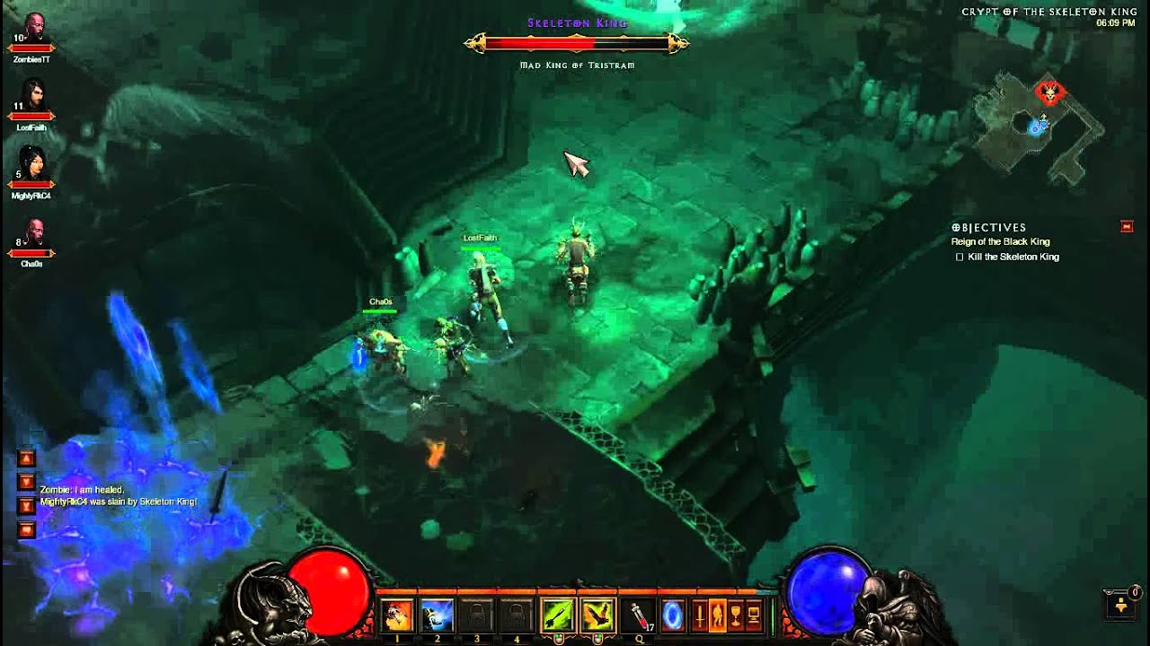 Diablo III Skeleton King - YouTube