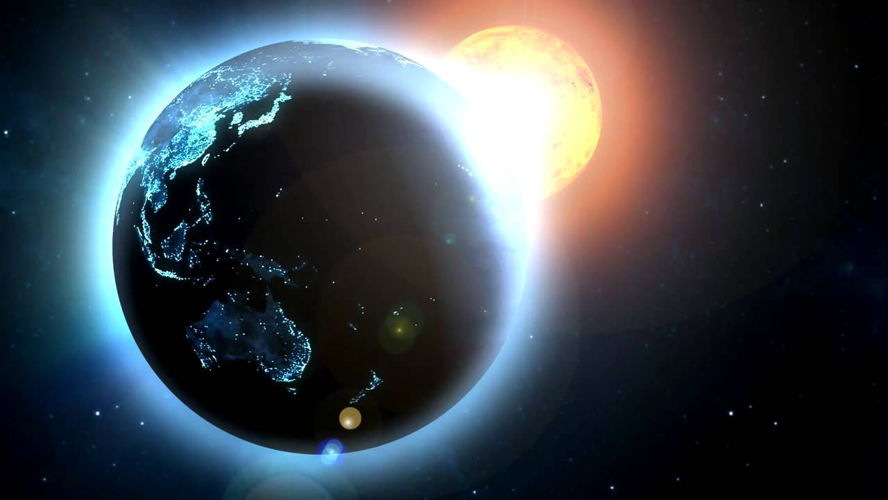 Free Earth and Sun HD Looping Background - YouTube