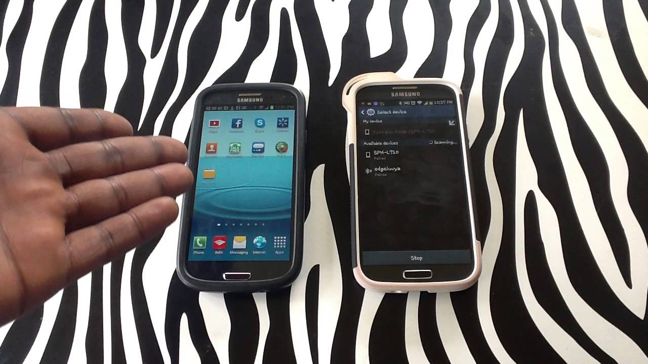 How to Send Files Wirelessly Using Bluetooth on Samsung Galaxy S4 - YouTube