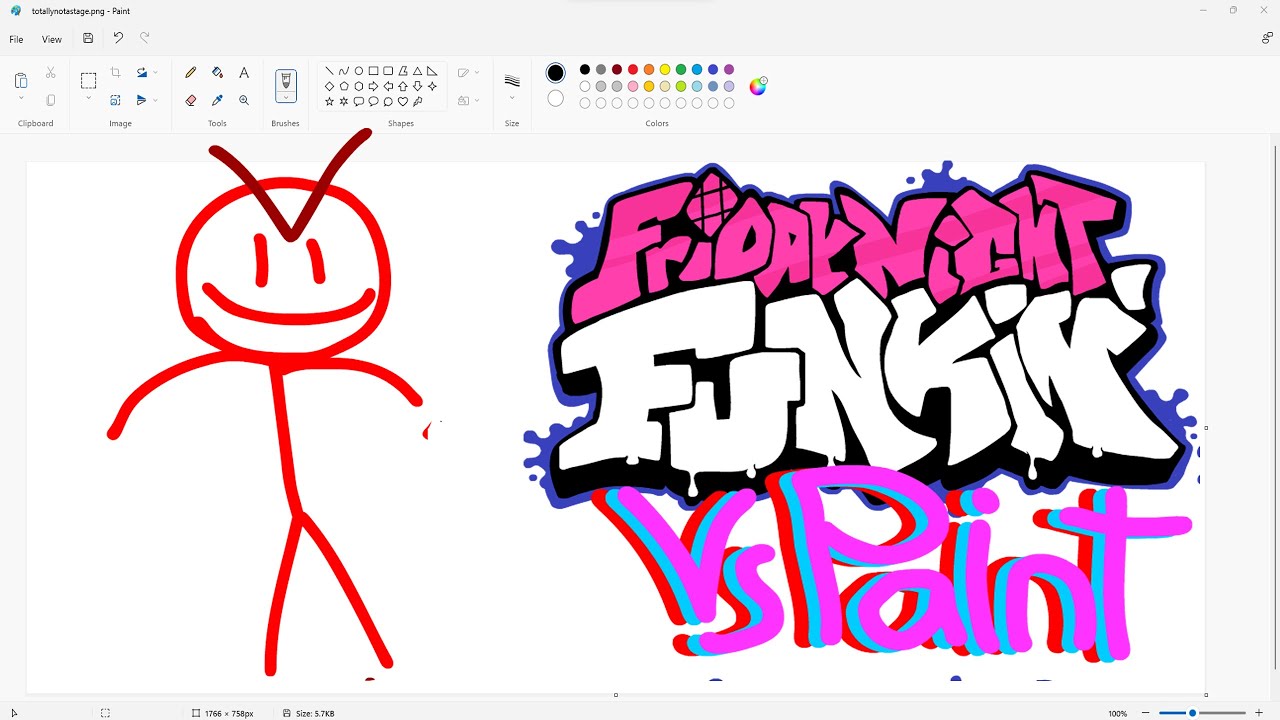 Friday Night Funkin': VS Paint Full Week [Hard] (FNF MOD) - YouTube