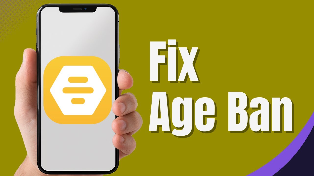 How To Fix Age Ban on Bumble | Bumble have an age limit (2024) - YouTube