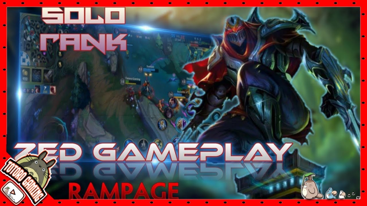 Zed Gameplay #1 || Solo Rank || Silver III Level || Not Cool || League ...