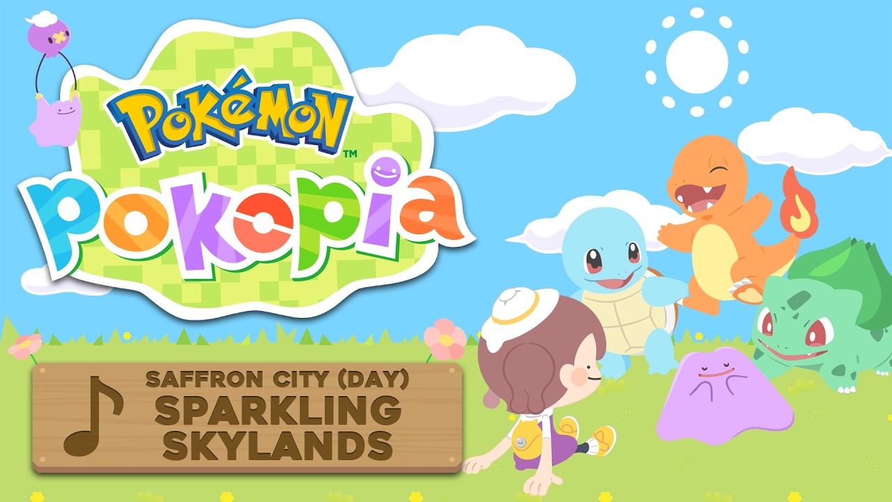 Saffron City Theme (Day) - Sparkling Skylands - Pokémon Pokopia [OST ...