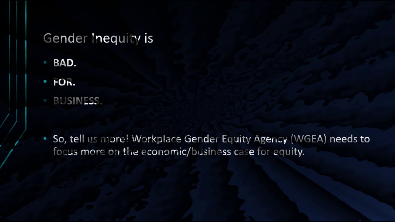 Aust. Gender Pay Gap: A Systemic Address - ACBE100 - YouTube