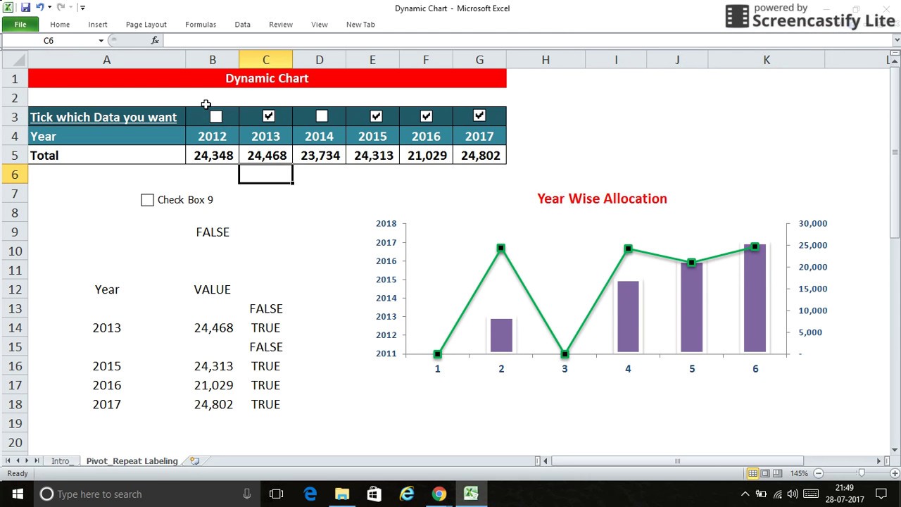 Dynamic Chart Must Learn And Improve Your Excel Skills Only At Learn 4039