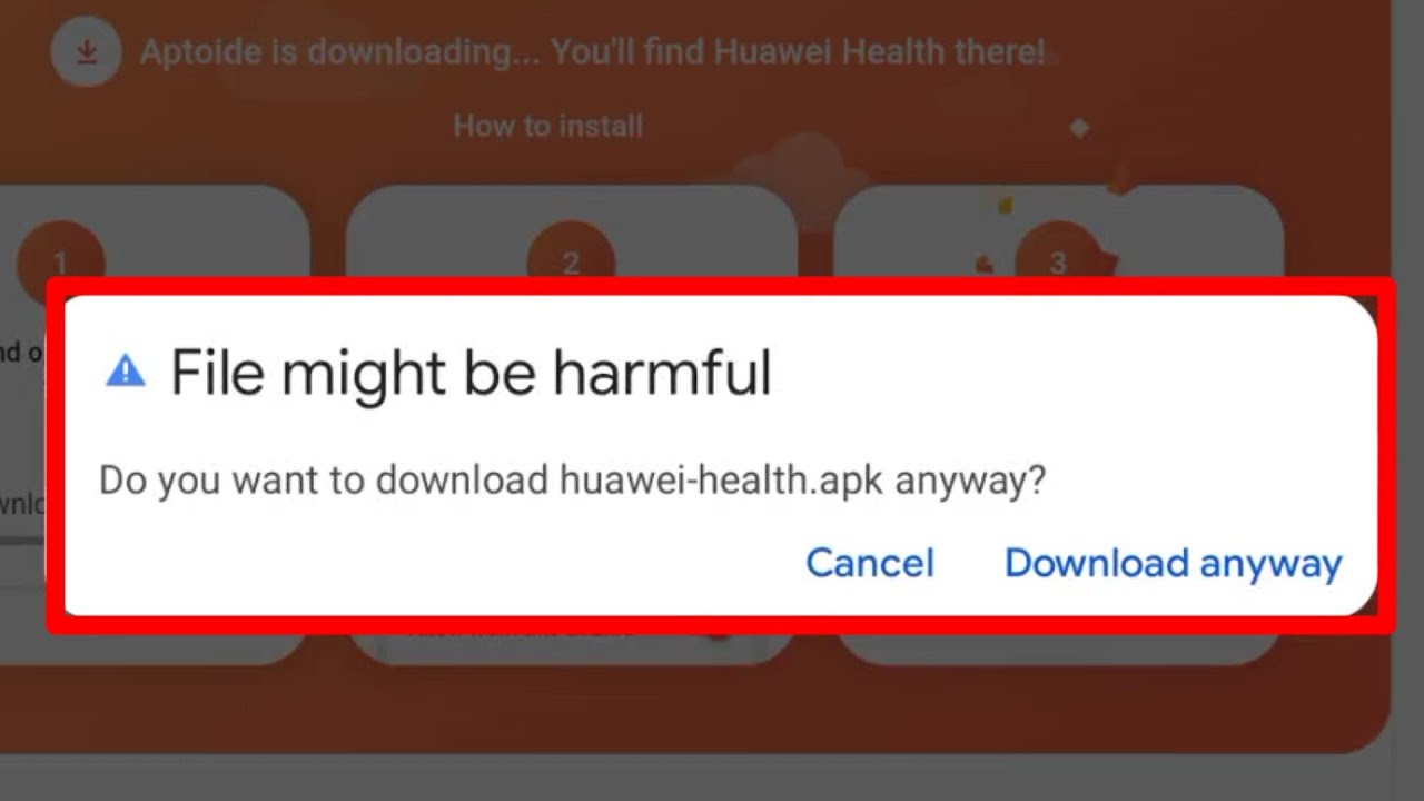 File Might Be Harmful Mobile | File Might Be Harmful Kya Hota Hai - YouTube