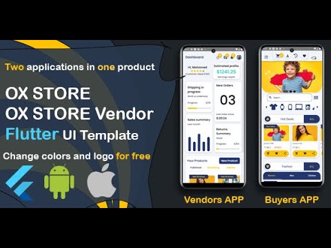 OX STORE 2 apps in one product, customers app and sellers app | Flutter ...