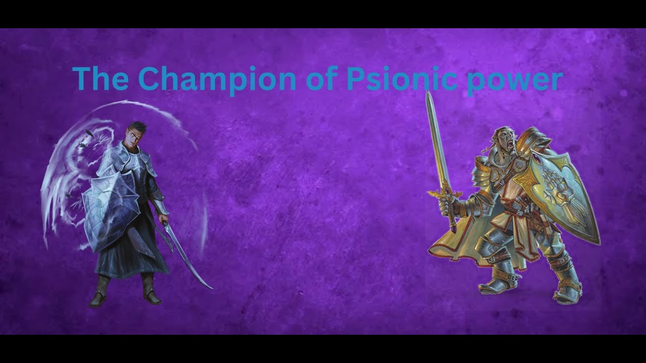 The Champion of Psionic power - YouTube