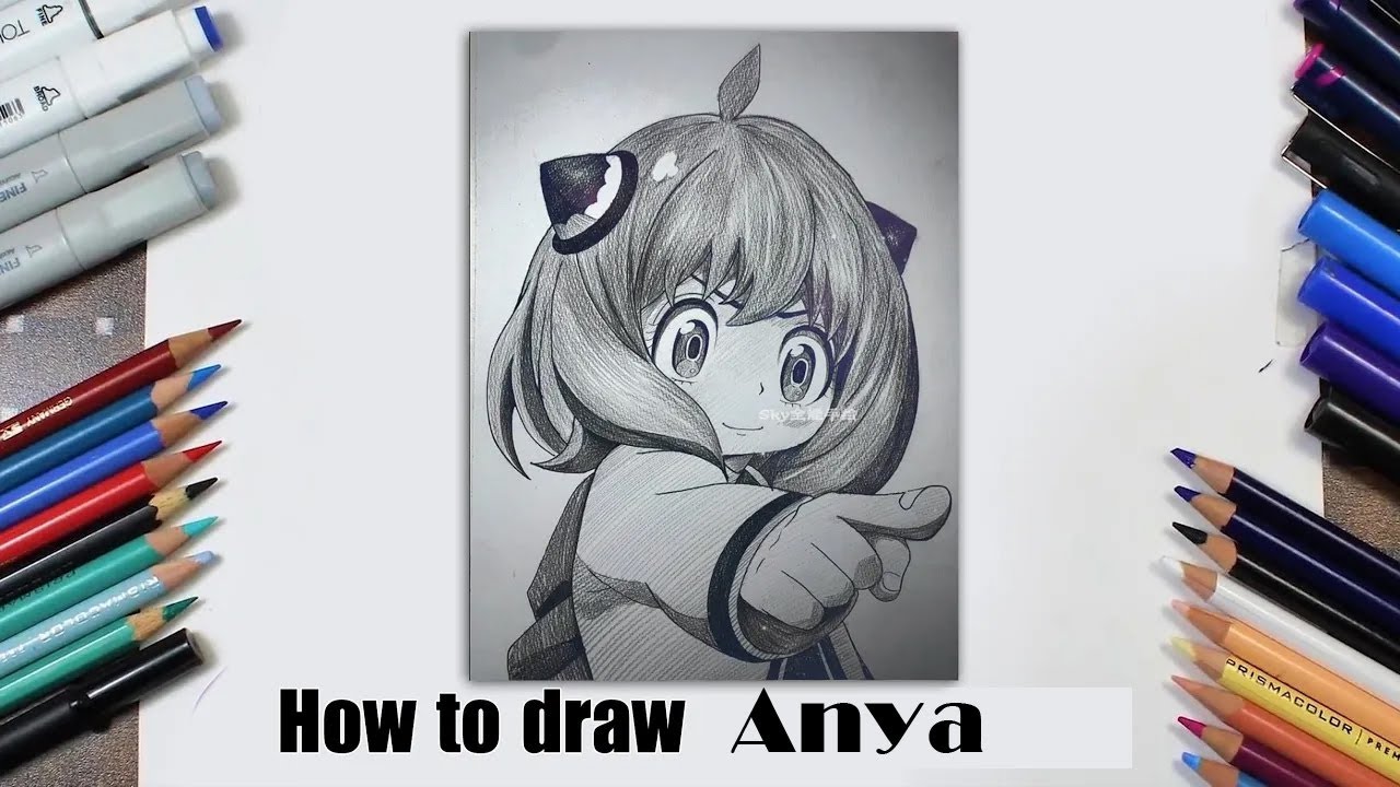 How to draw Anya Forger from SPY x FAMILY | Draw so easy Anime - YouTube