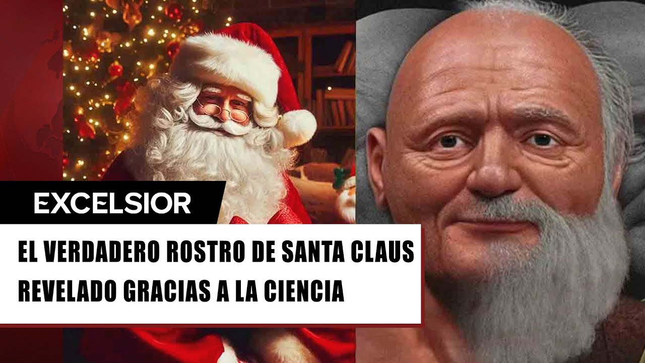 Científicos revelan cómo lucía el rostro de Papá Noel por primera vez ...
