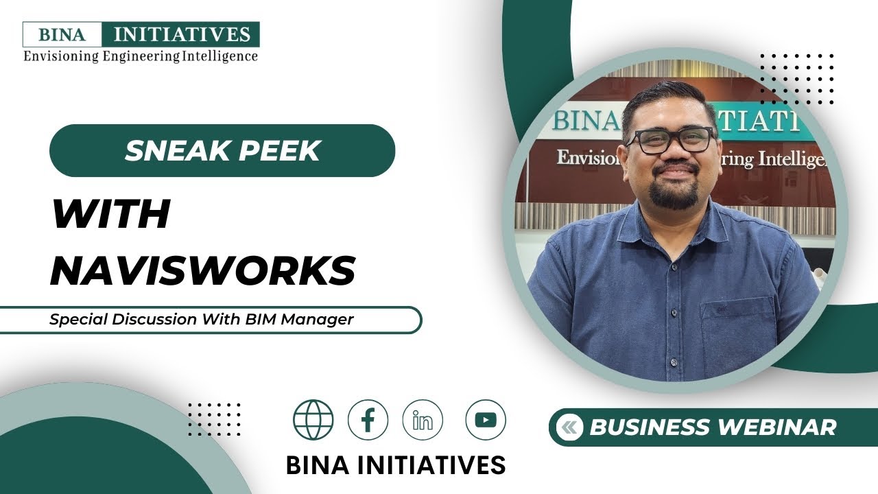 Sneak Peek With Navisworks | Live Webinar | Bina Initiatives Sdn Bhd - YouTube
