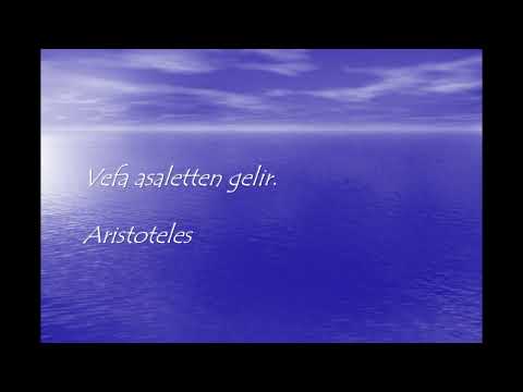 36- VEFA, SADAKAT, NANKÖR ile ilgili ÖZLÜ SÖZLER