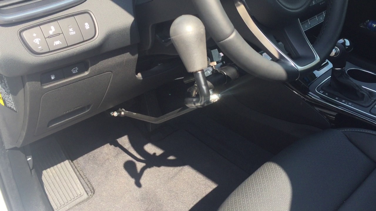 2017 Kia Sorento push rock hand controls Automotive Innovations - YouTube