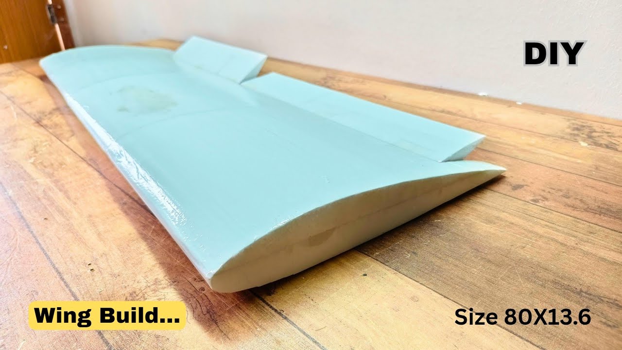 RC Plane Wing building... DIY @INDIRC1 - YouTube