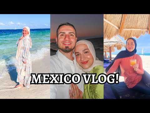 COME WITH US TO MEXICO! | Cancun Vlog, First Trip As A Hijabi