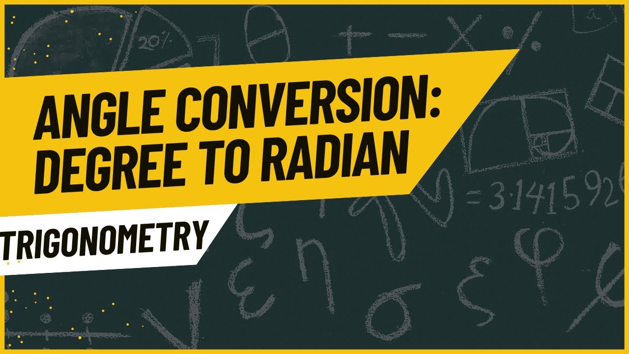 Convert Degrees to Radians: A Simple Guide - YouTube