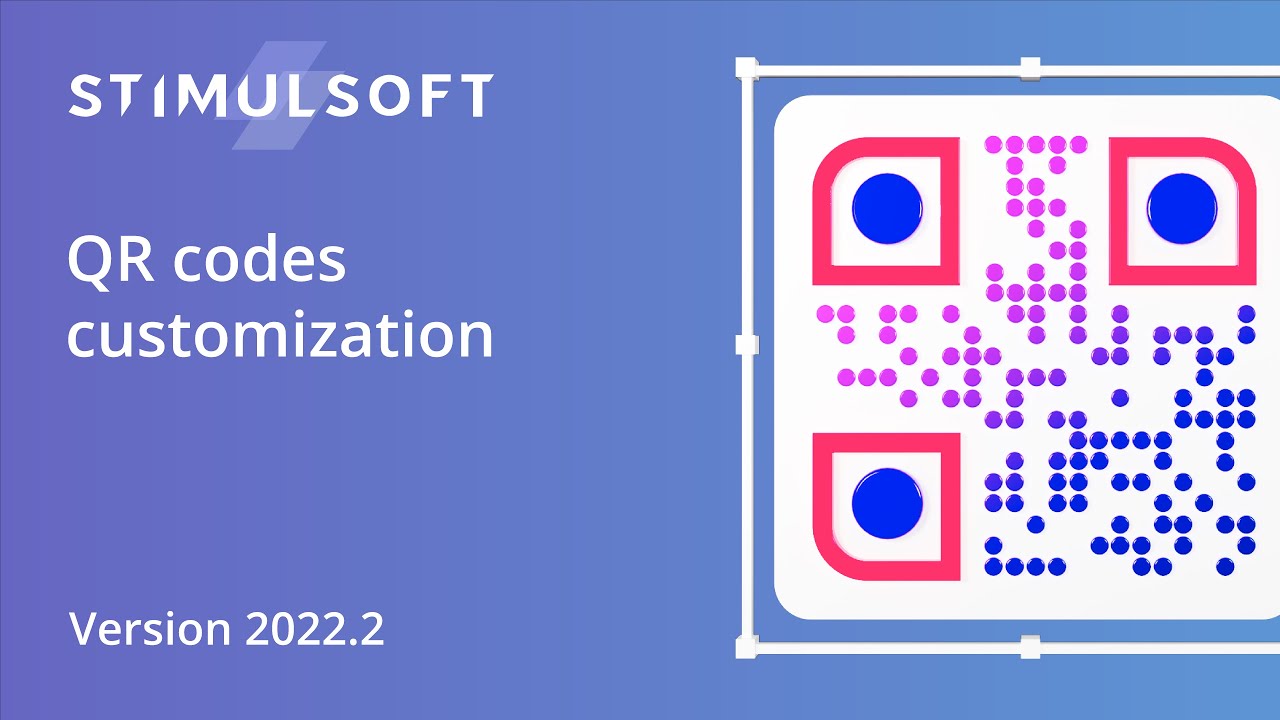 Visual design of QR barcode in Stimulsoft reporting tools (version 2022 ...