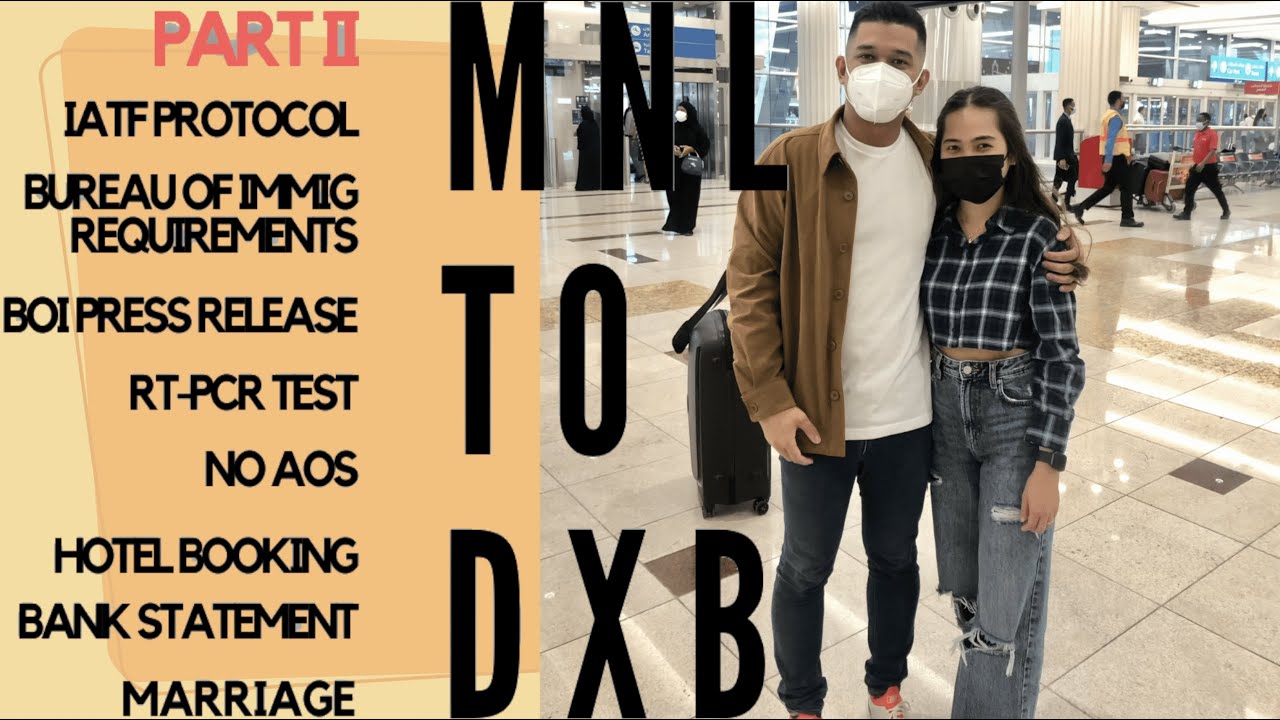 PART 2 | MANILA TO DUBAI | NO AOS 🔥 | IATF PROTOCOL, BOI REQS & PRESS ...