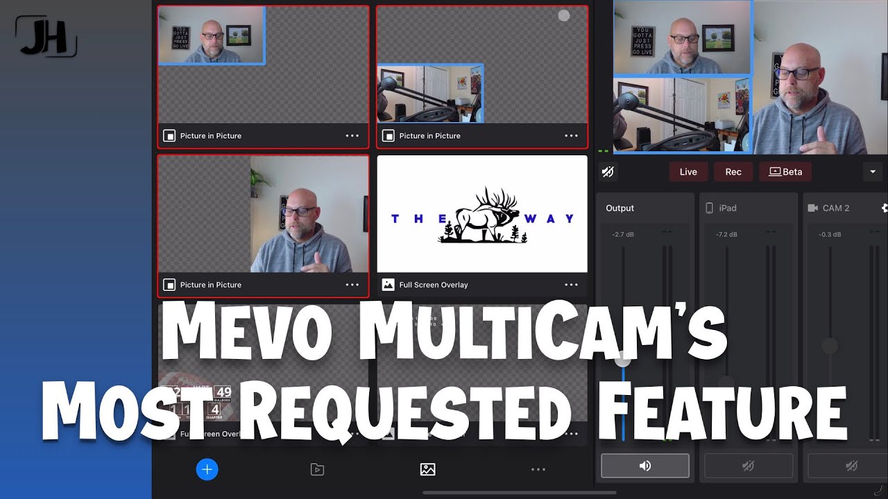 Multicam 1.5 Brings Picture in Picture to Your Live Stream! - YouTube