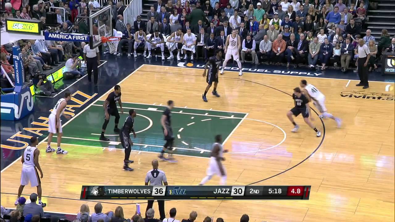 Minnesota Timberwolves vs Utah Jazz | April 1, 2016 | NBA 2015-16 ...