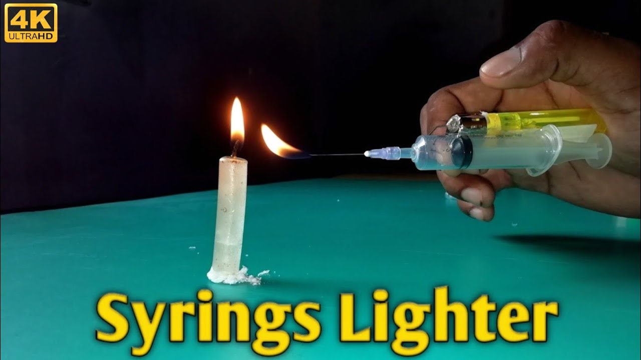 How to make Blow Torch using Lighter And a Syringe🔥🔥 - YouTube