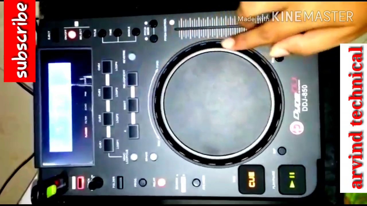 DynaDJ DDJ-850 single Live play.. - YouTube