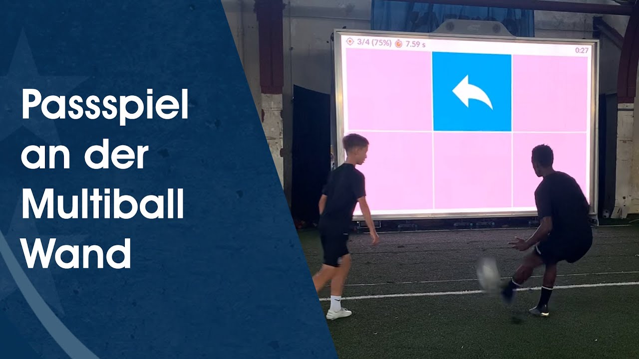 Innovatives Fußballtraining mit der Multiball Wall am Deutschen Fußball ...