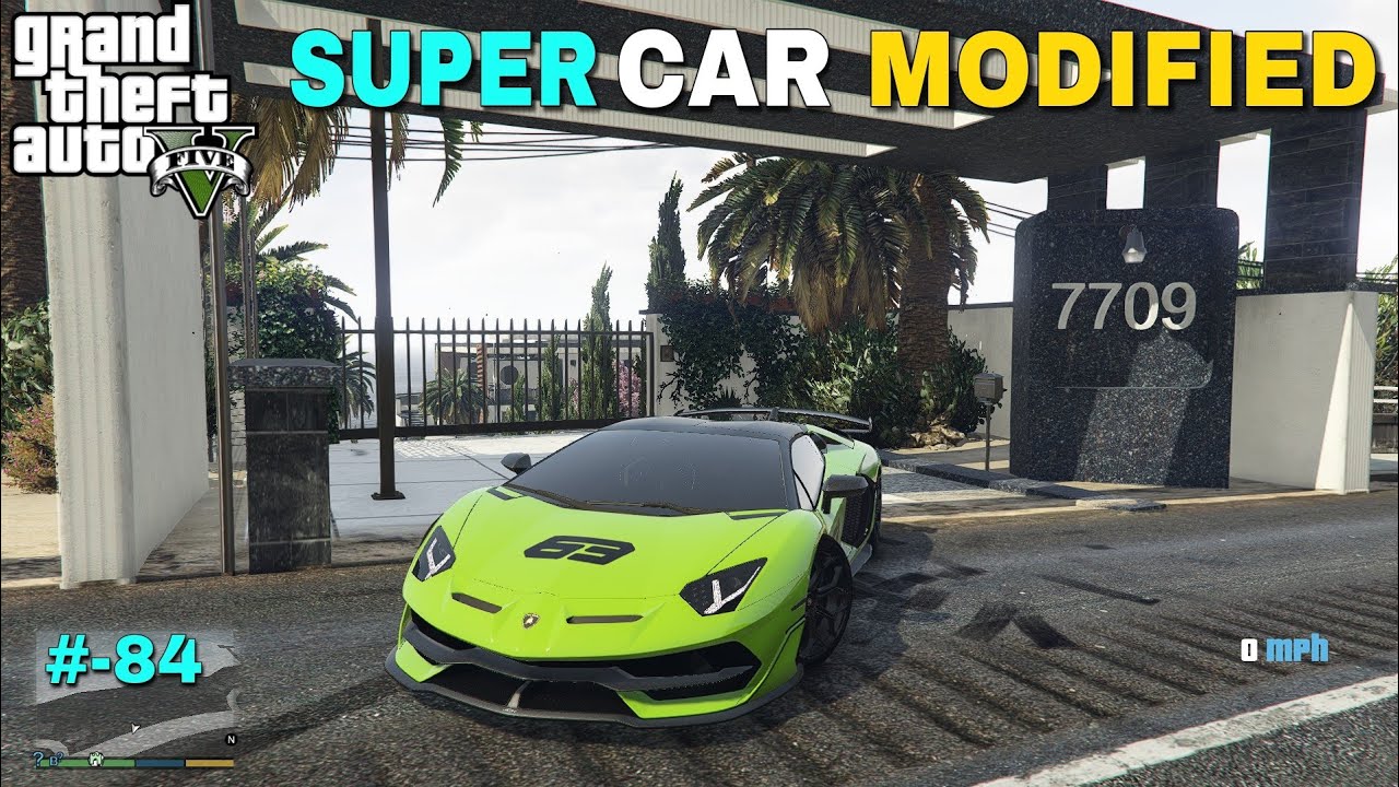 GTA 5.MICHAEL NEW SUPER CAR MODIFIED,|#-84|GAMEPLAY. - YouTube