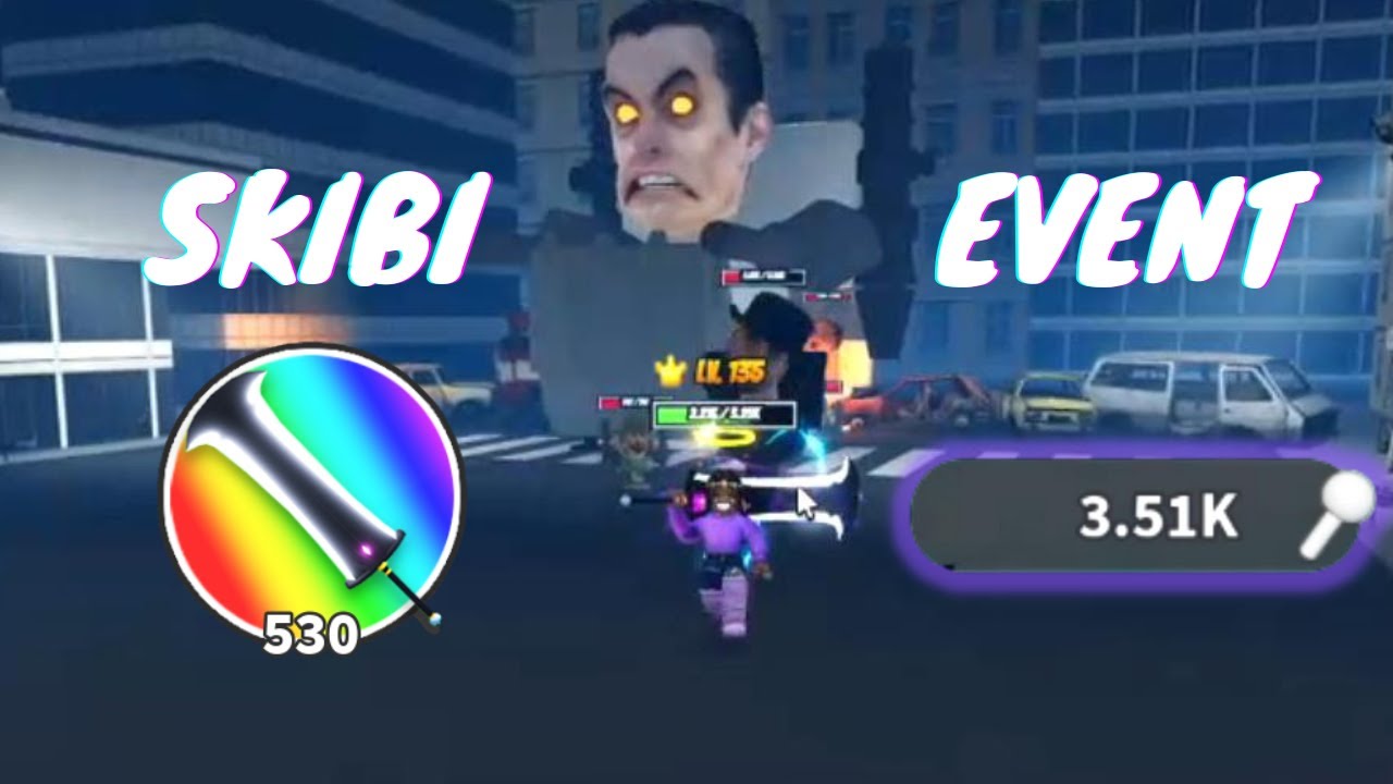*Skibi Event* I Beat The Boss Got A New Sword And Earned 3K Microphones ...