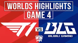 T1 Vs Blg Game 4 Highlights Worlds 2024 Grand Final Skt T1 Vs Bilibili Gaming Game 4 Worlds 2024 ...