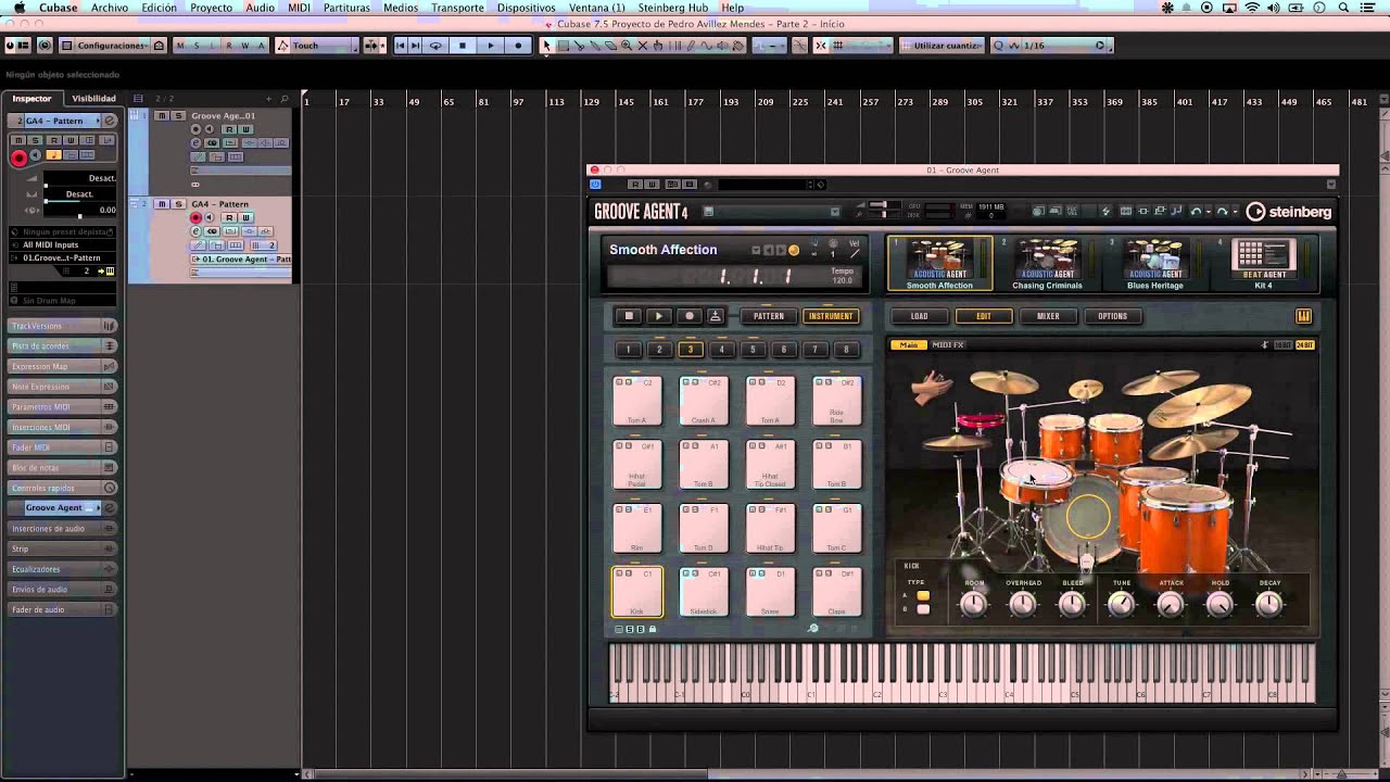 Groove Agent 4 edición de Acoustic Agent y Percussion Agent (segunda ...