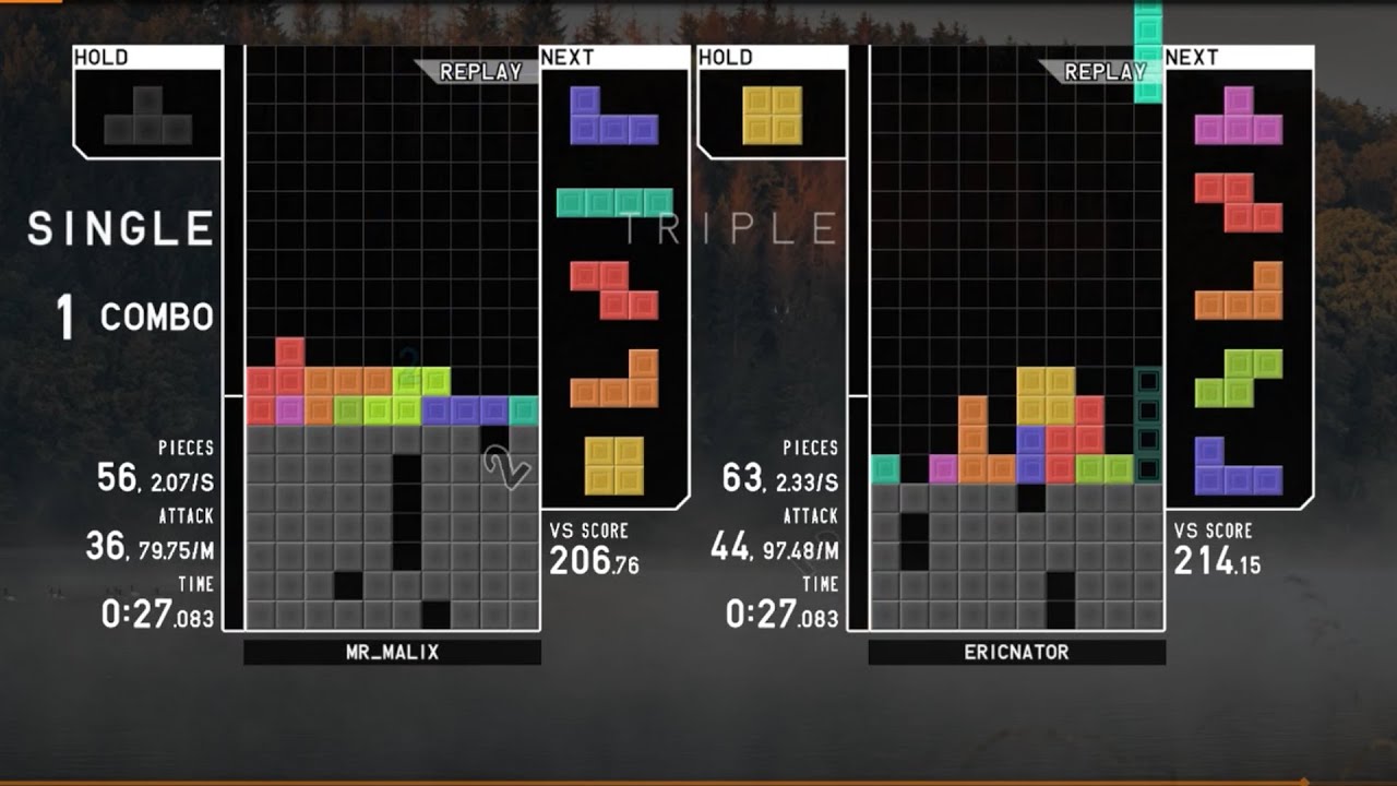 Tetrio U Rank - Mr. Malix Vs Ericnator | Tetrio Ranked - YouTube