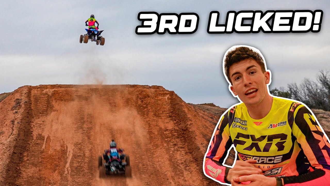 Showing Him How to Hit The Triple On His 250 ATV!! - YouTube