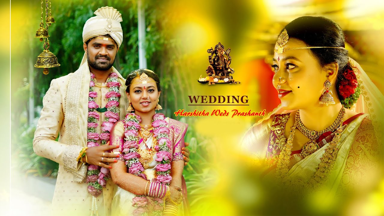 #HARSHITHA PRASHANTH WEDDING #padmalaya fashion studio - YouTube