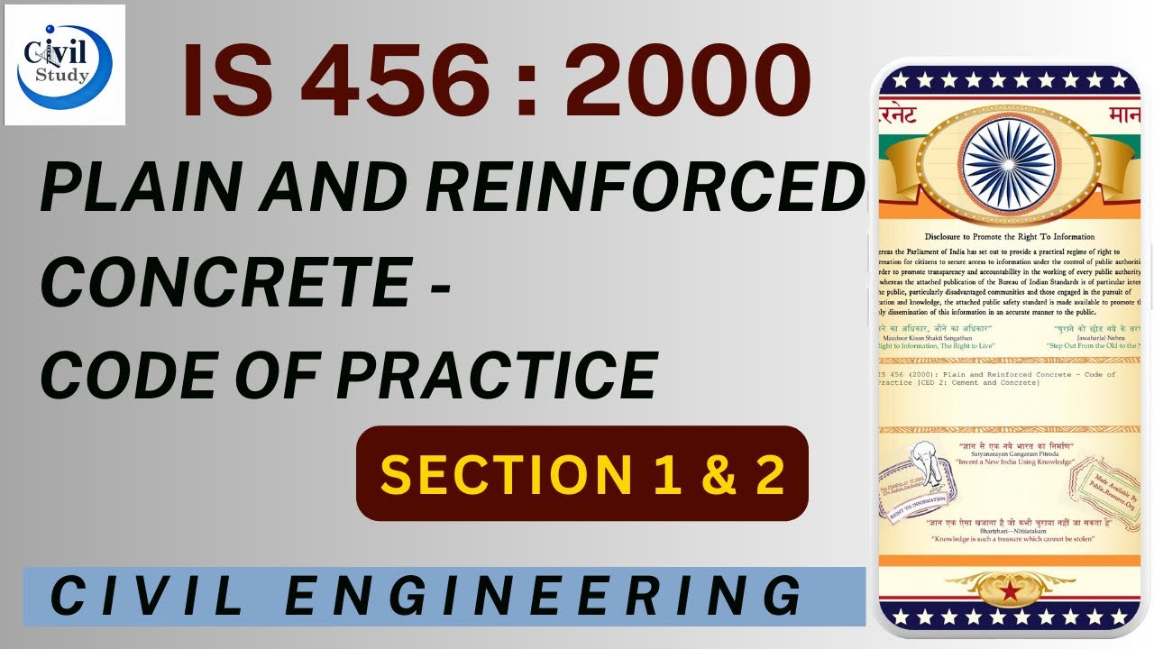 IS 456 2000- Plain and Reinforced Concrete in Tamil | Code of Practice ...