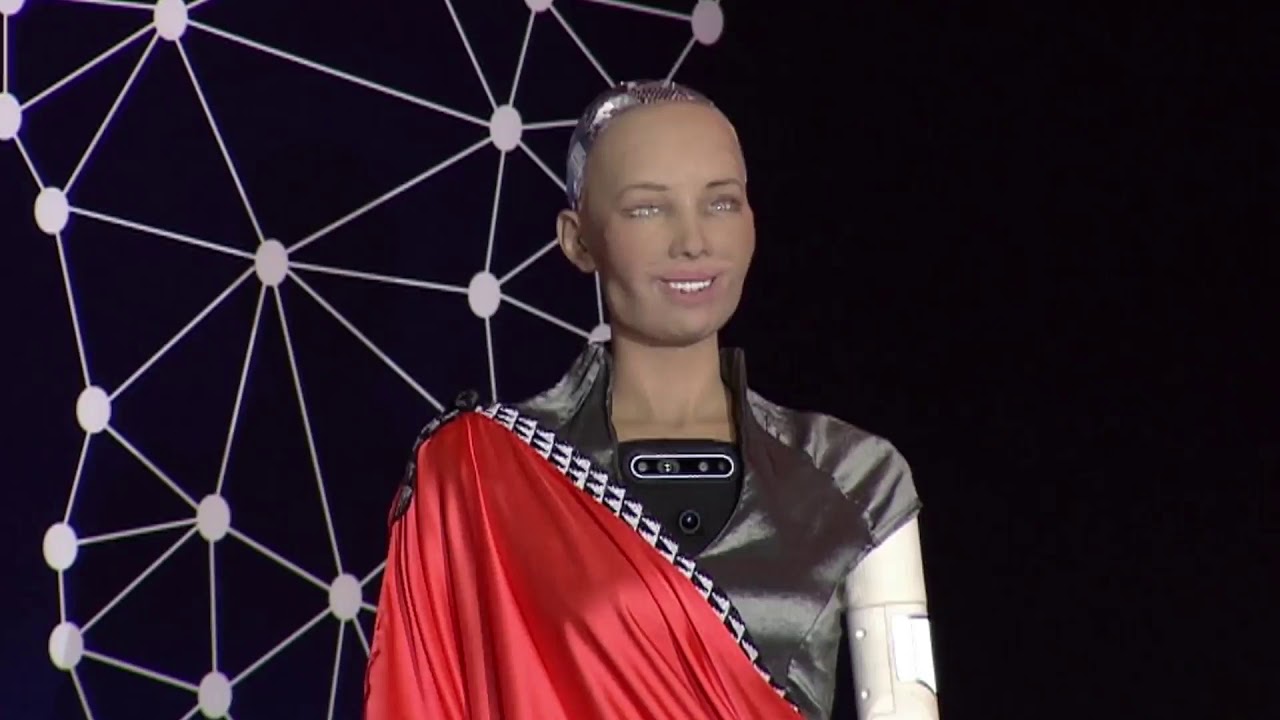 Sophia the Humanoid Robot at TAS2019 - YouTube