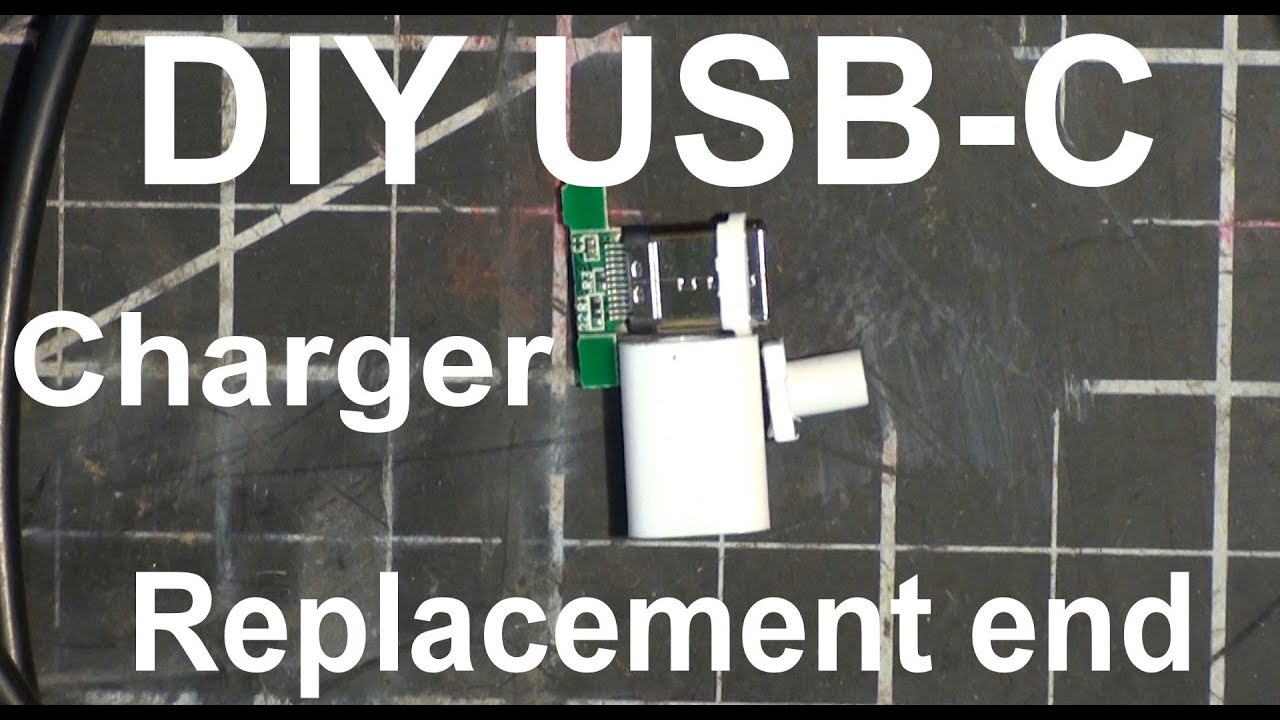 USB 3.1 Type C Male Replacement Plug DIY - YouTube