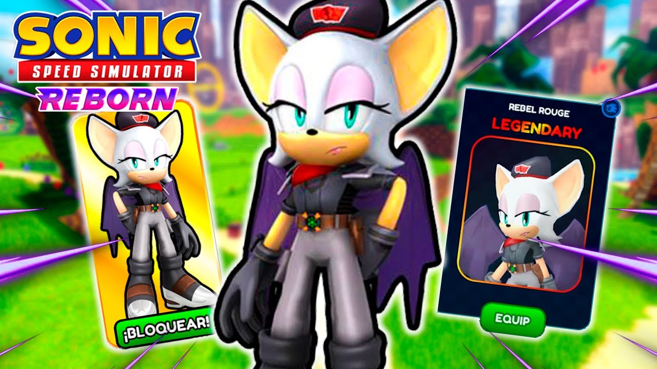 ¡Cómo Desbloquear a ROUGE REBELDE En Sonic Speed Simulator Lo Más ...