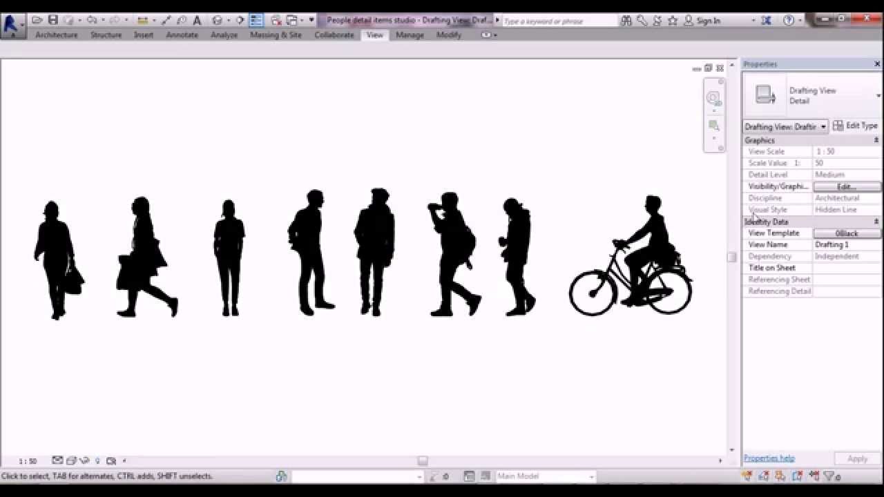 High Resolution People for Revit - YouTube